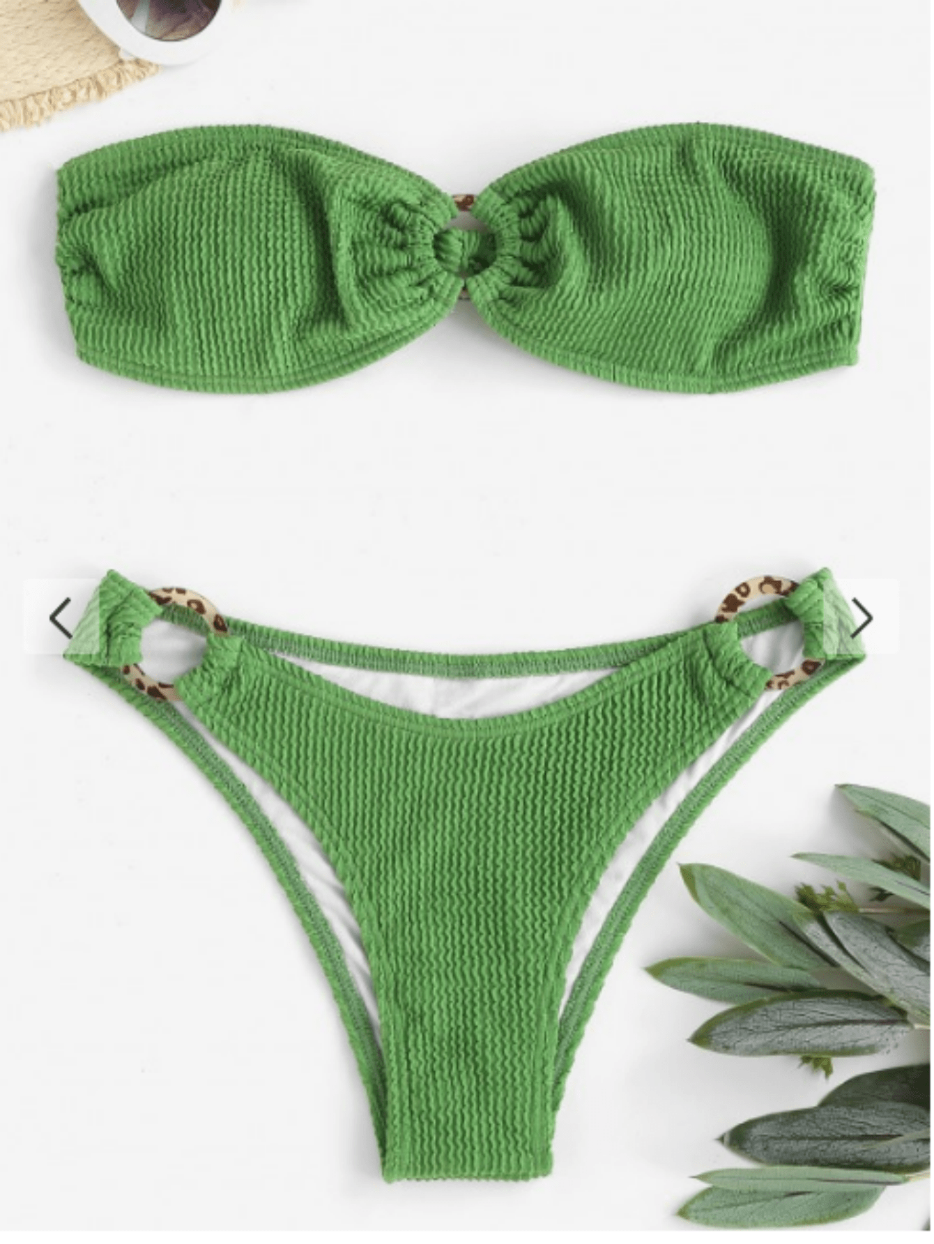 Womens Sexy Texture Split Swimsuit Bikini Shein Uk
