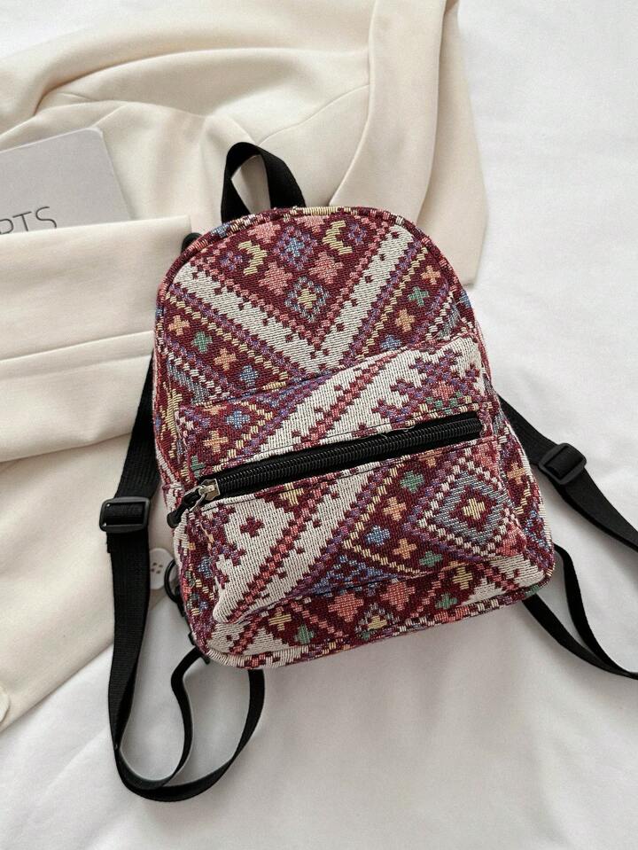 Pattern Rucksack Backpack