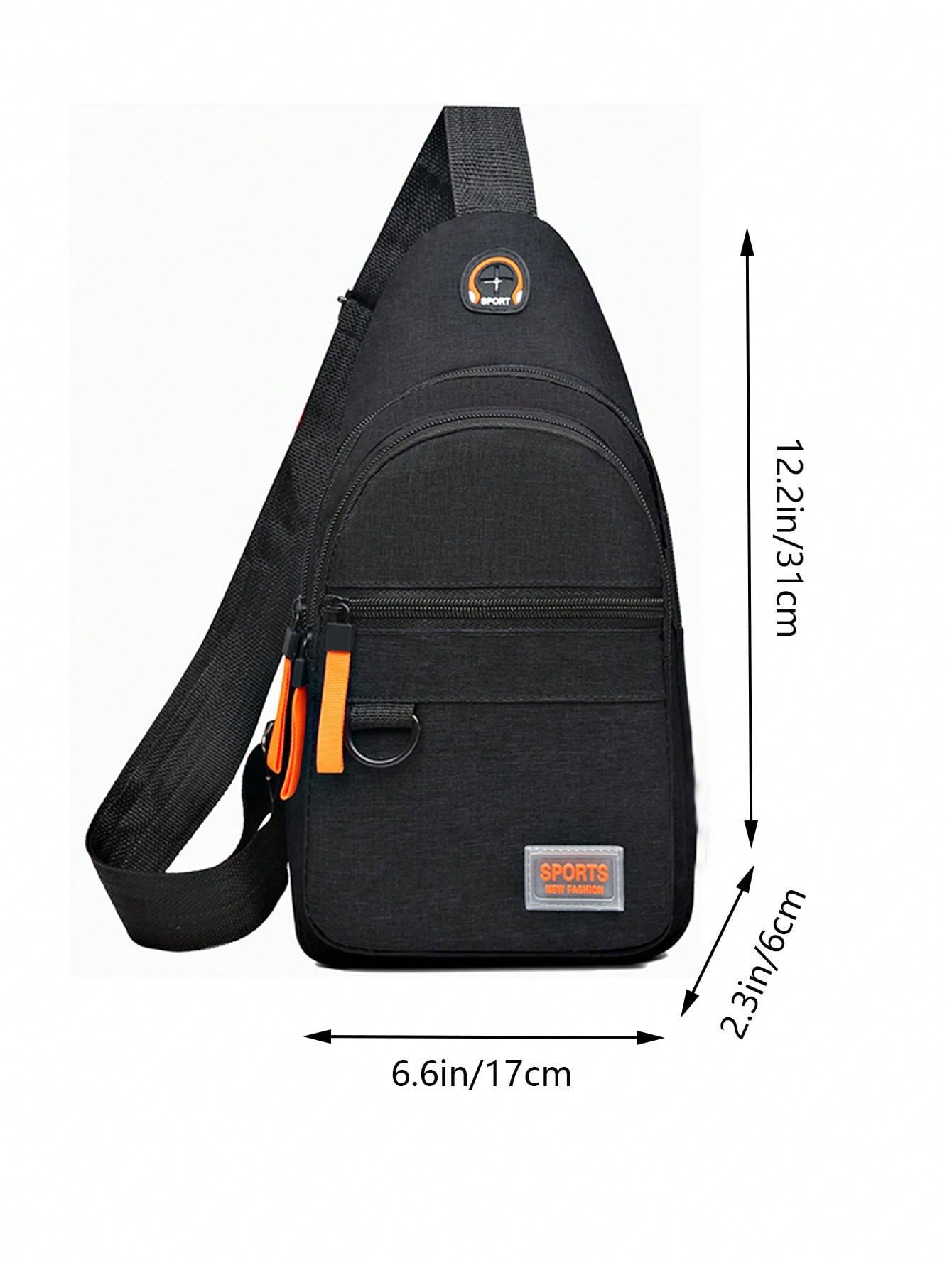 Korean Style Chest Bag Men'S Fashion Shoulder Bag Crossbody Bag Oxford ...