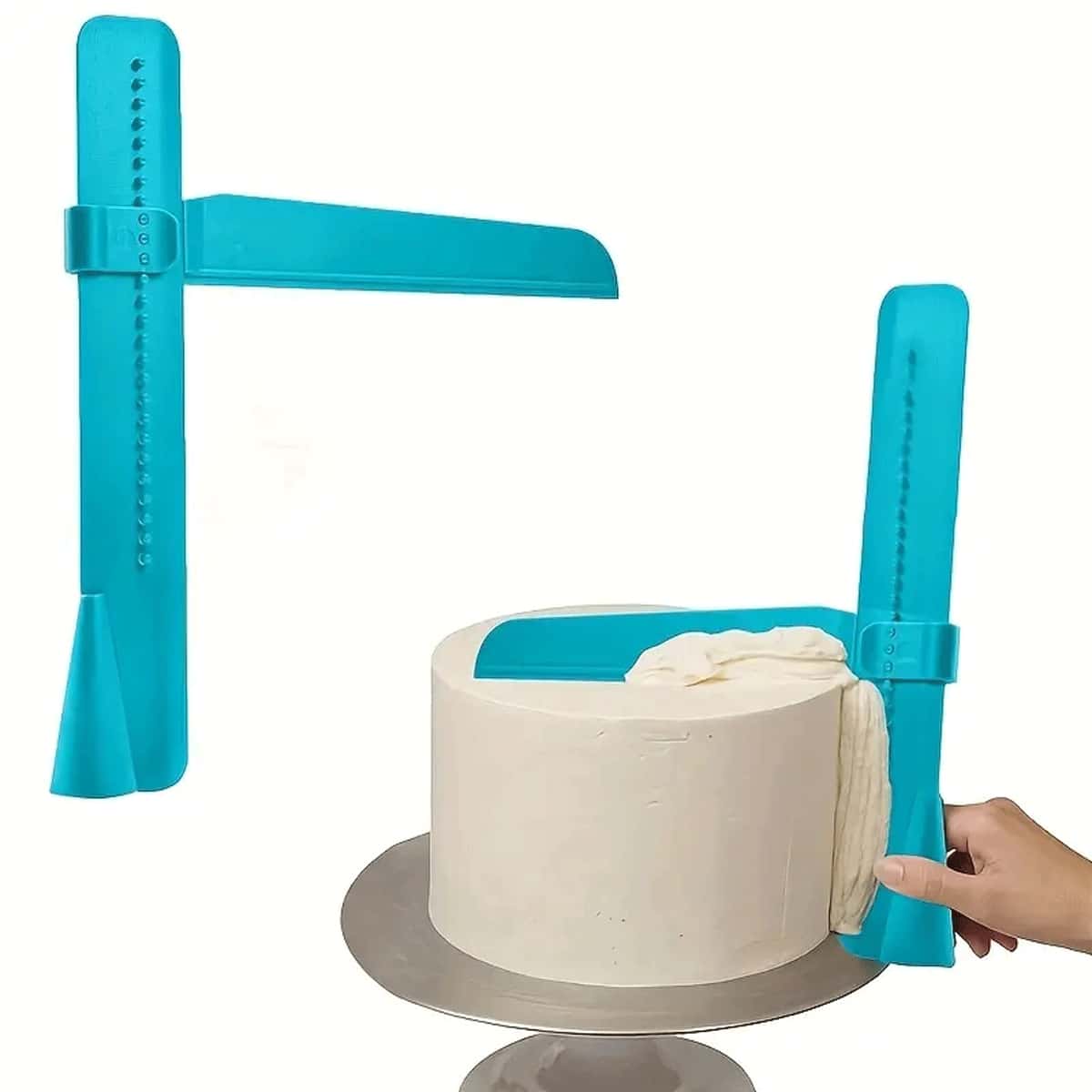 1pc Adjustable Height Cake Smoother Decorating Tool For Buttercream ...