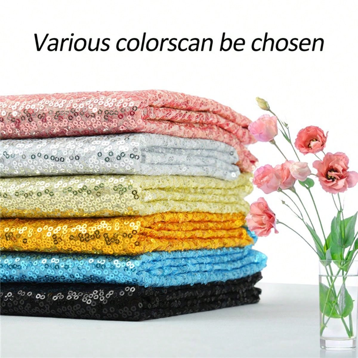 2 paneles de 2 pies x 8 pies Cortina de fondo con lentejuelas Telón de ...