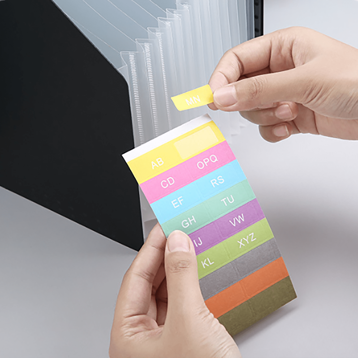 A4 Expandable Accordion Folder With Multiple Layers, Desktop Standing ...