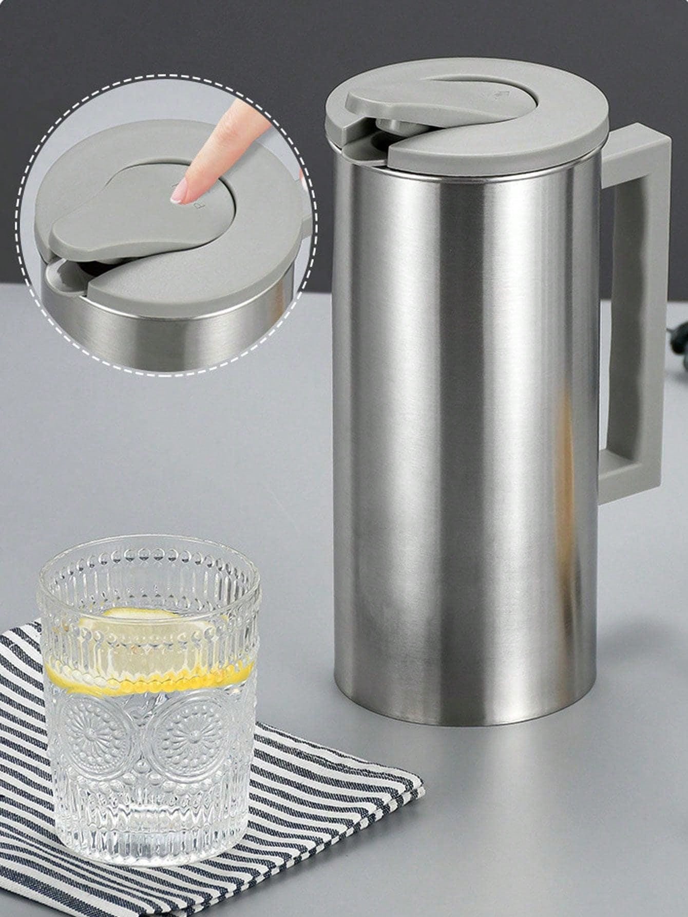 1pc 1.6l Stainless Steel Cold Water Kettle | SHEIN USA