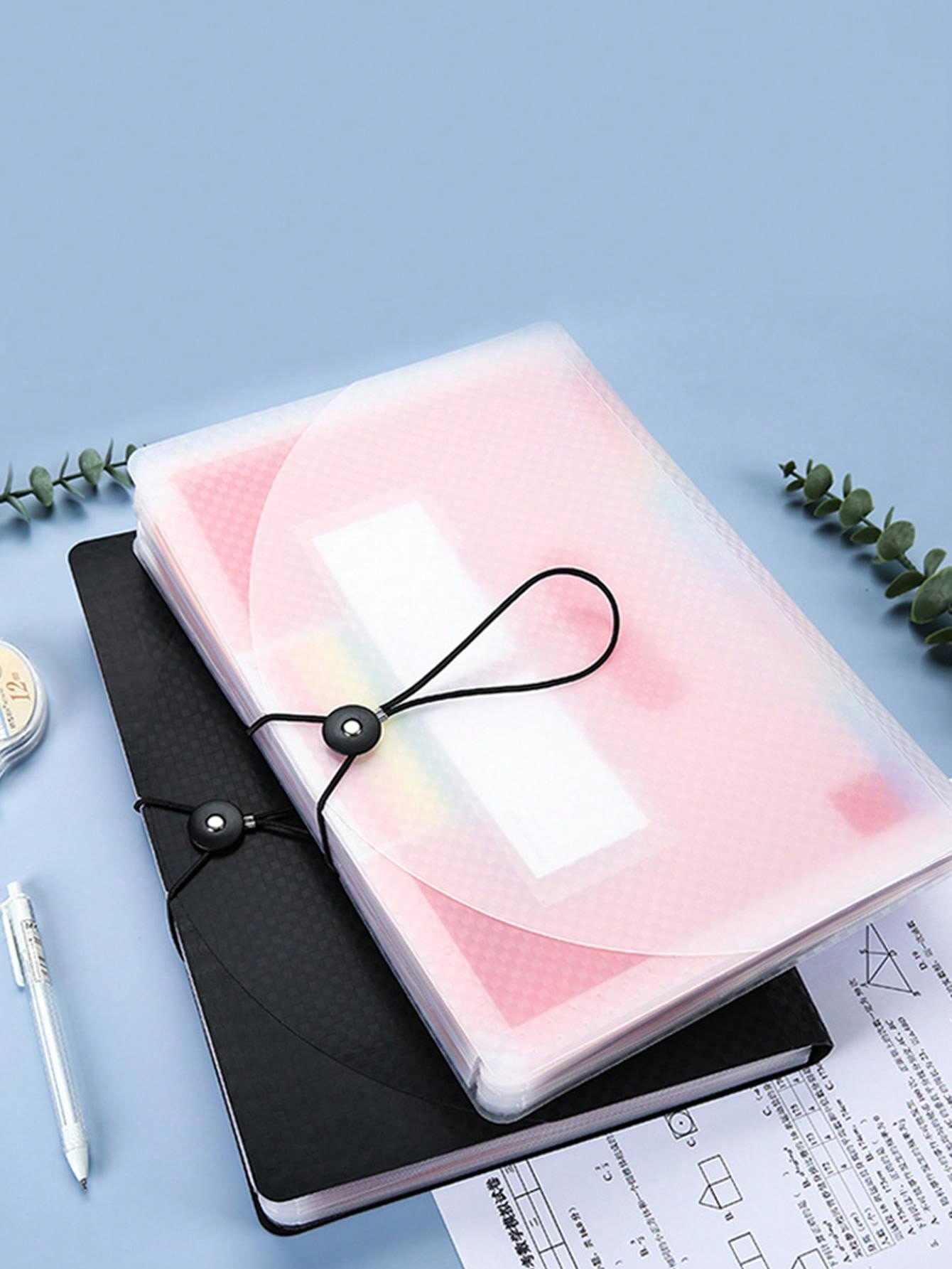 A4 Folder With 13 Grids Accordion Style, Three Sides Sealed, Plaid ...