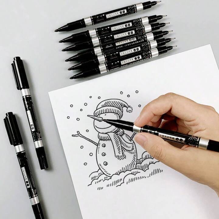 Black Marker Drawing Ideas
