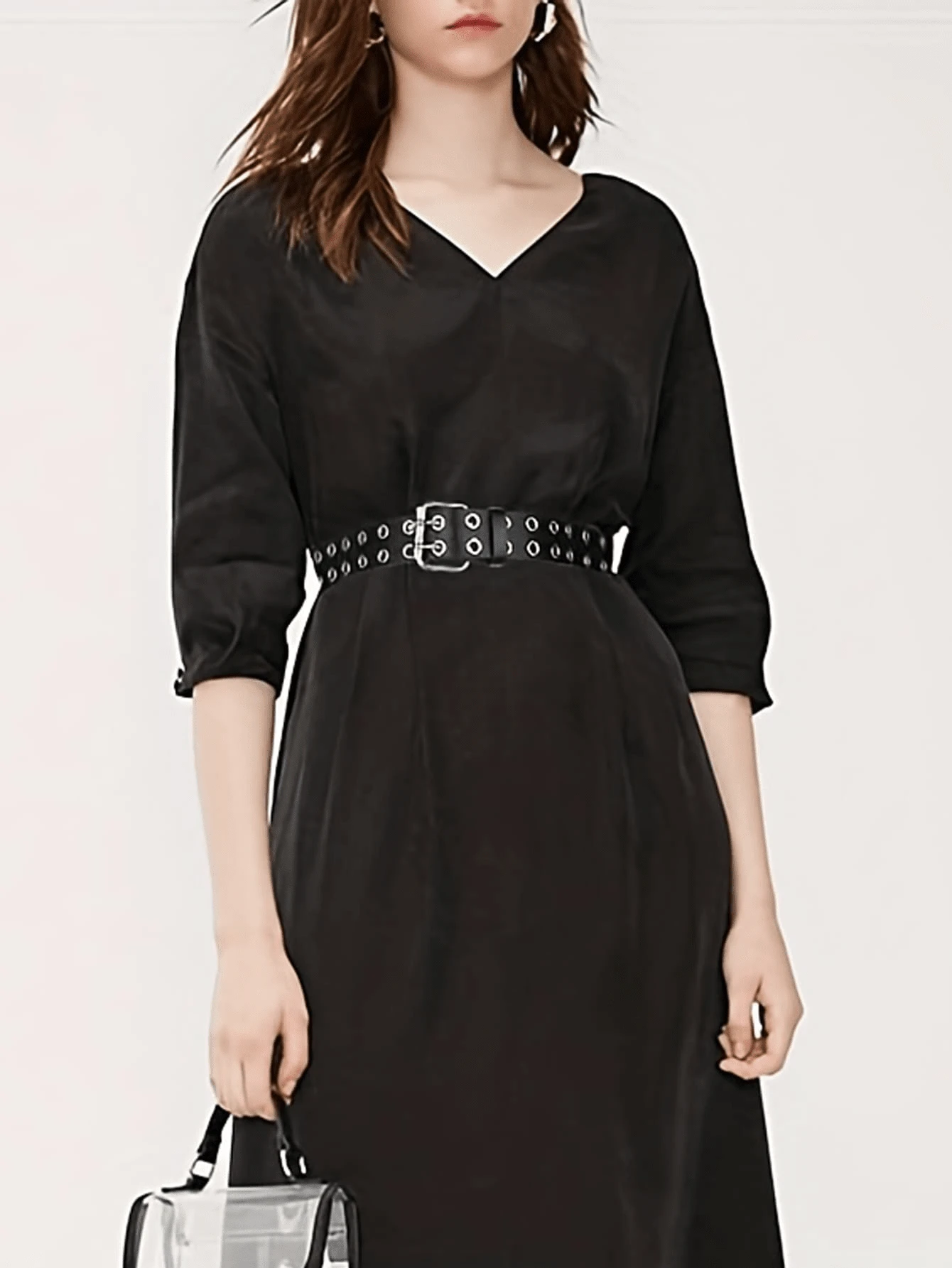 1pc Punk Style Eye Design Waist Belt With Chain Decoration For Men And ...