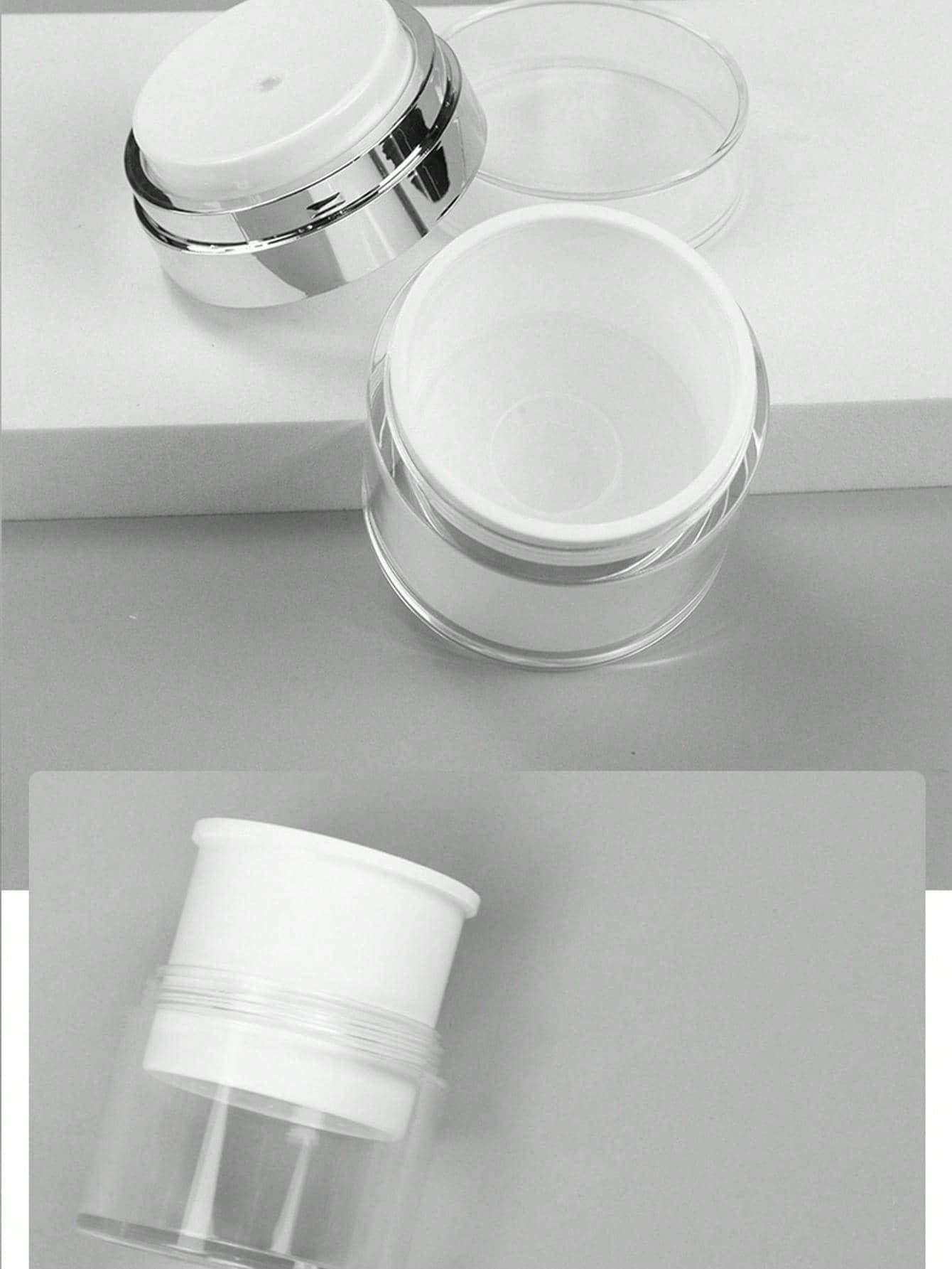 Portable Travel Airless Pump Jar For Cream Airless Pump Jar, Refillable ...