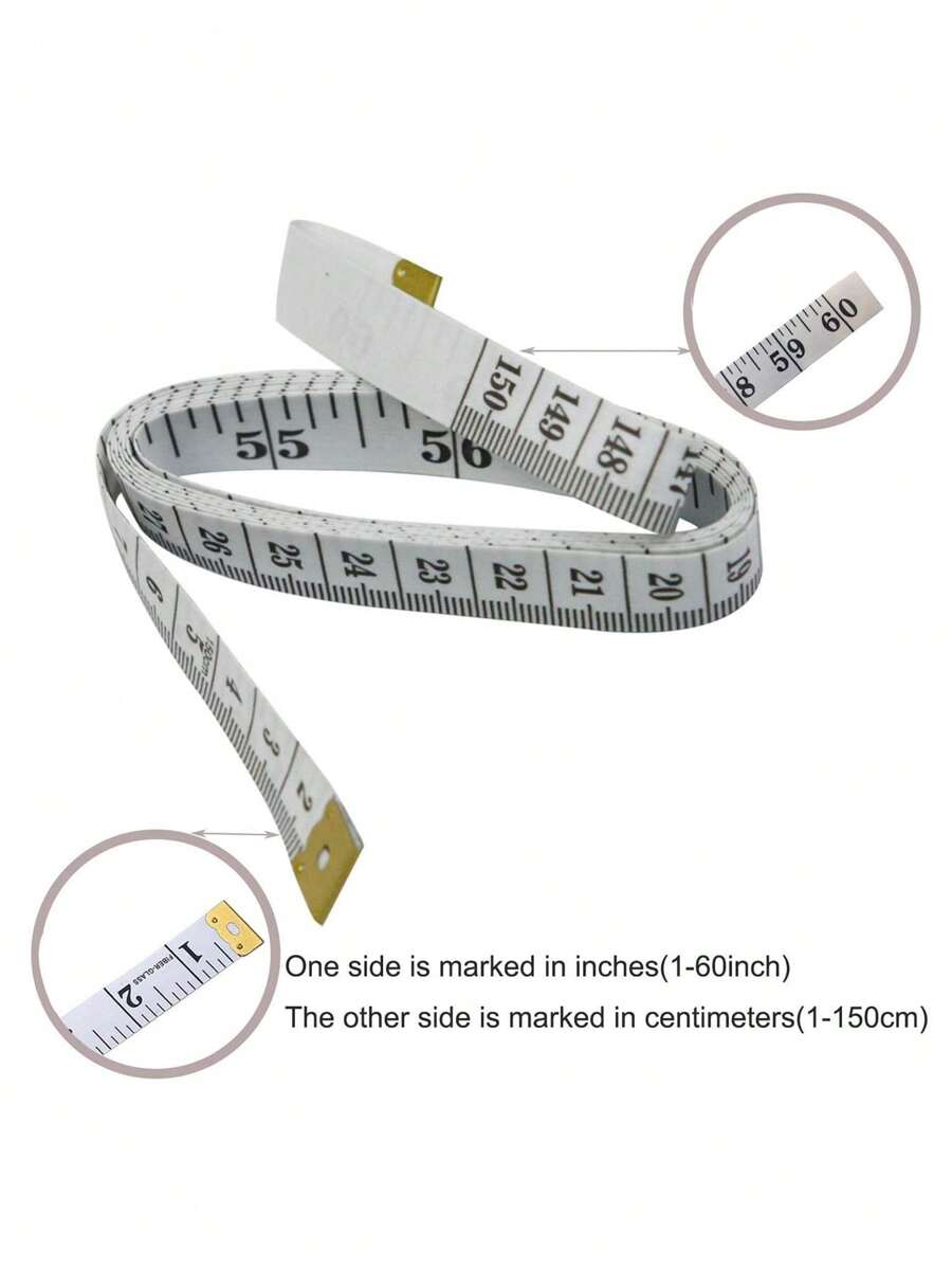 Soft Tape Measure Double Scale Body Sewing Flexible Ruler, Has ...