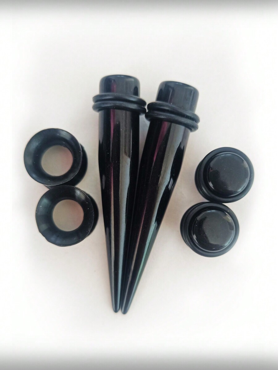 25 Pairs Exotic Style Fashionable And Simple Ear Gauges Set With Sizes ...