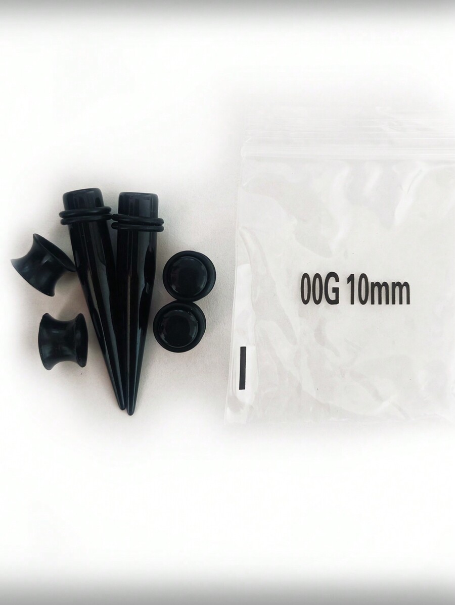 25 Pairs Exotic Style Fashionable And Simple Ear Gauges Set With Sizes ...