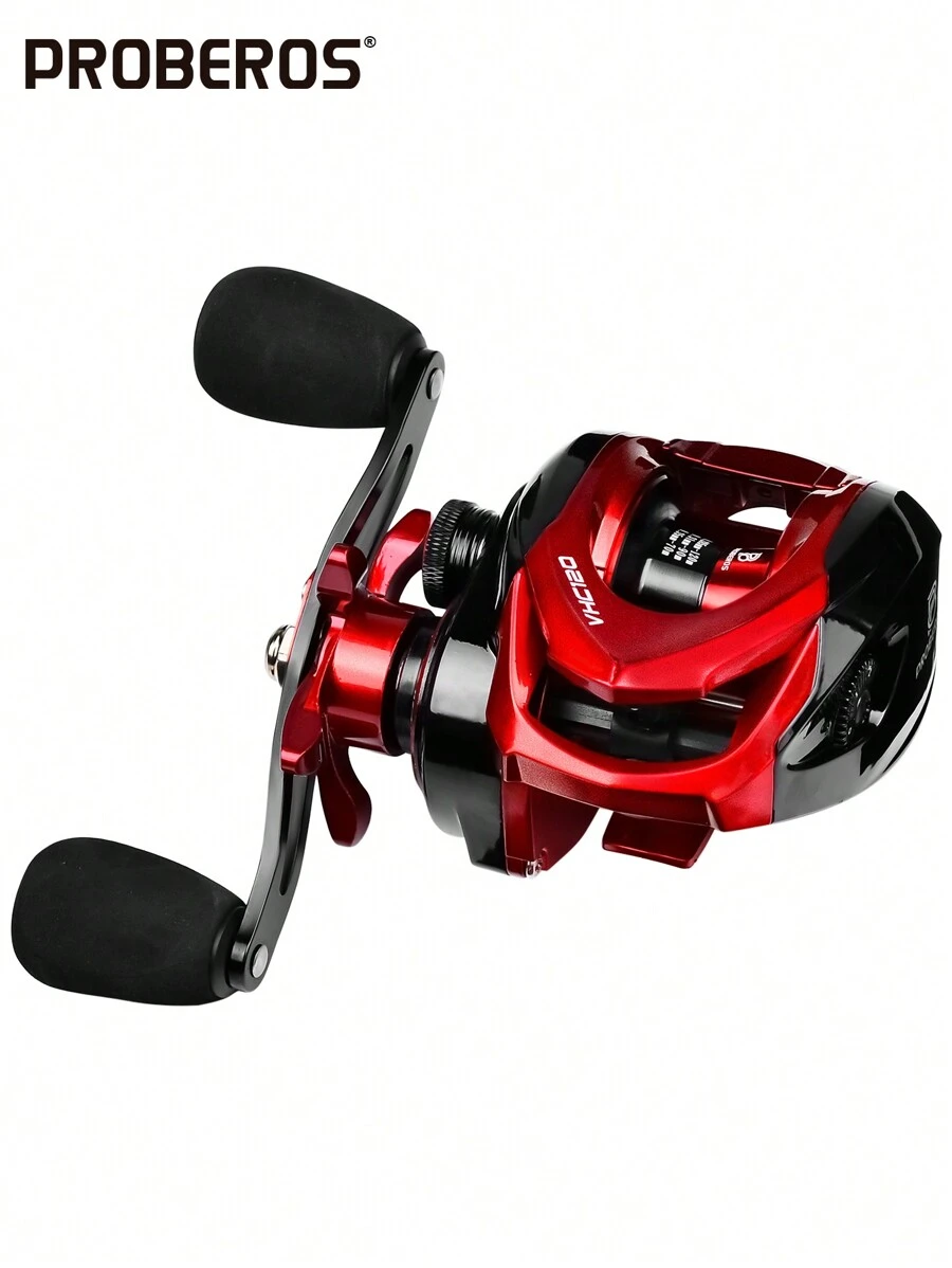 PROBEROS Baitcast Reel 7.2:1 Gear Ratio Fishing Reel Ultra Light Metal ...