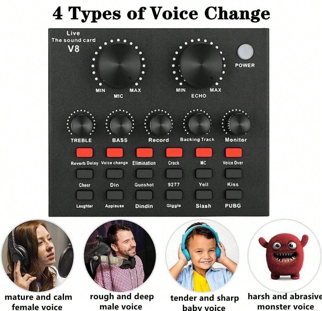 Podcast Equipment Set With Voice Converter And Bm-800 Podcast ...