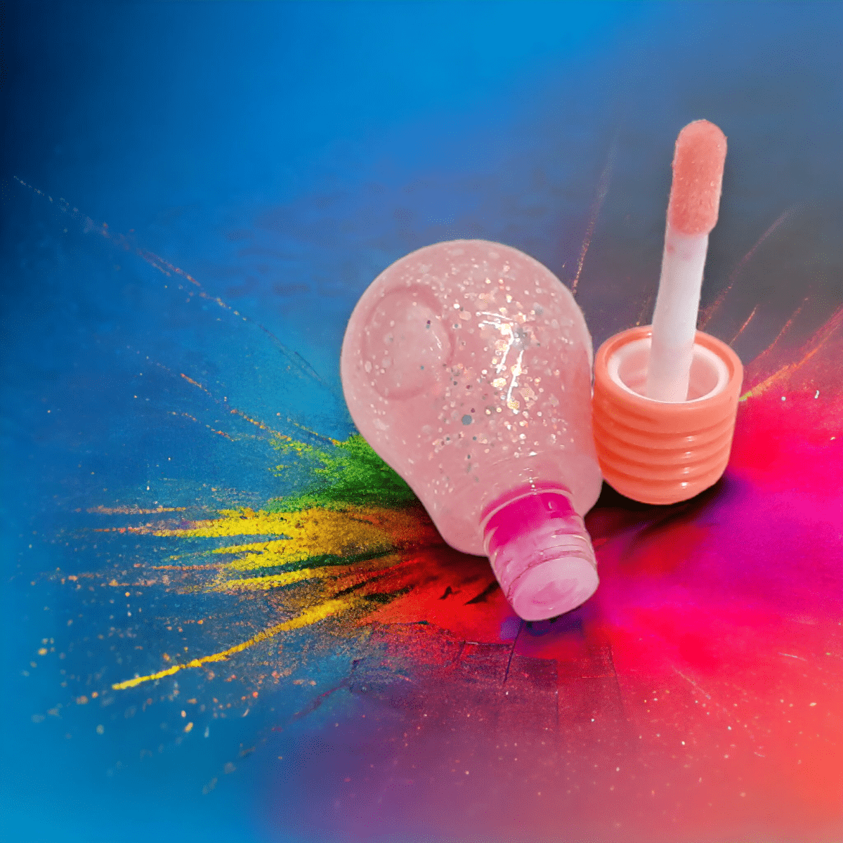 Set 6 labiales brillo glooss para labios , labial en forma de foquito ...