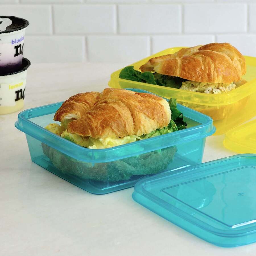 Youngever 3 Pack 20 Ounce Sandwich Containers, Reusable Food Storage ...