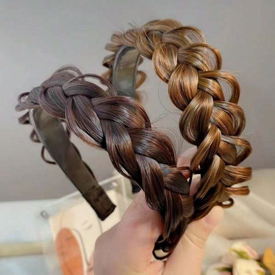 1pc Women's Simple & Stylish Hair Accessory, Fishtail Braid & Twisted ...