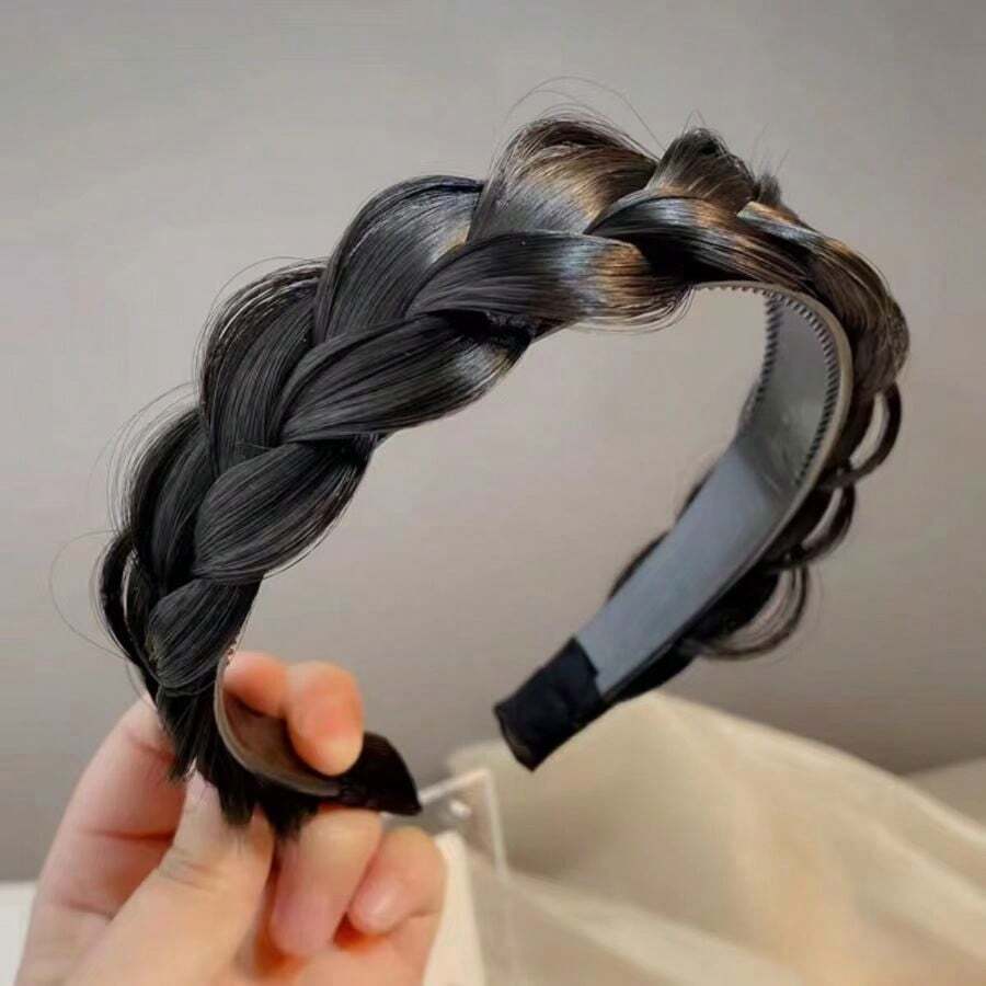1pc Women's Simple & Stylish Hair Accessory, Fishtail Braid & Twisted ...