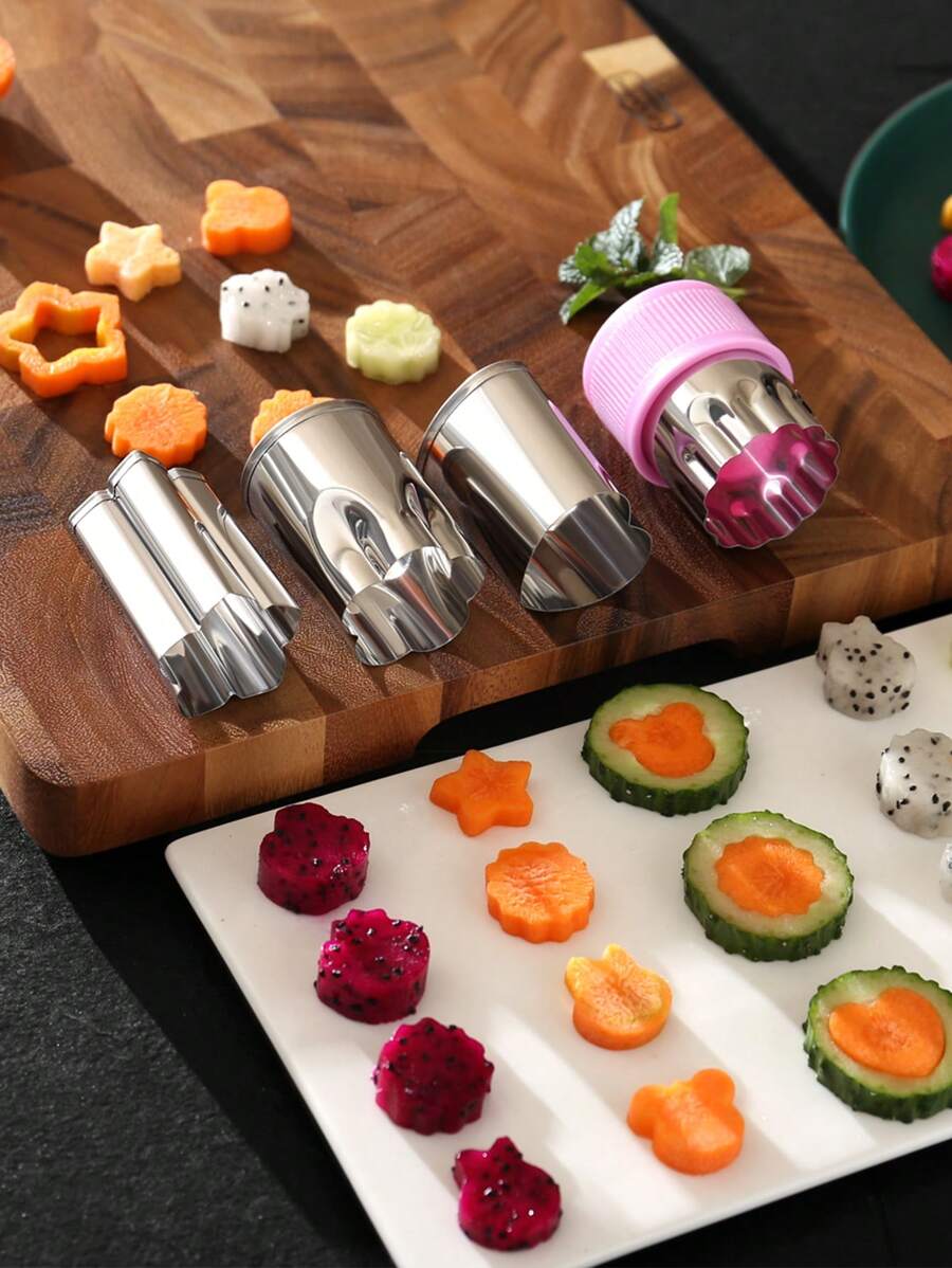 1pc Stainless Steel Fruit Carving & Shaping Tool With Melon Baller And ...