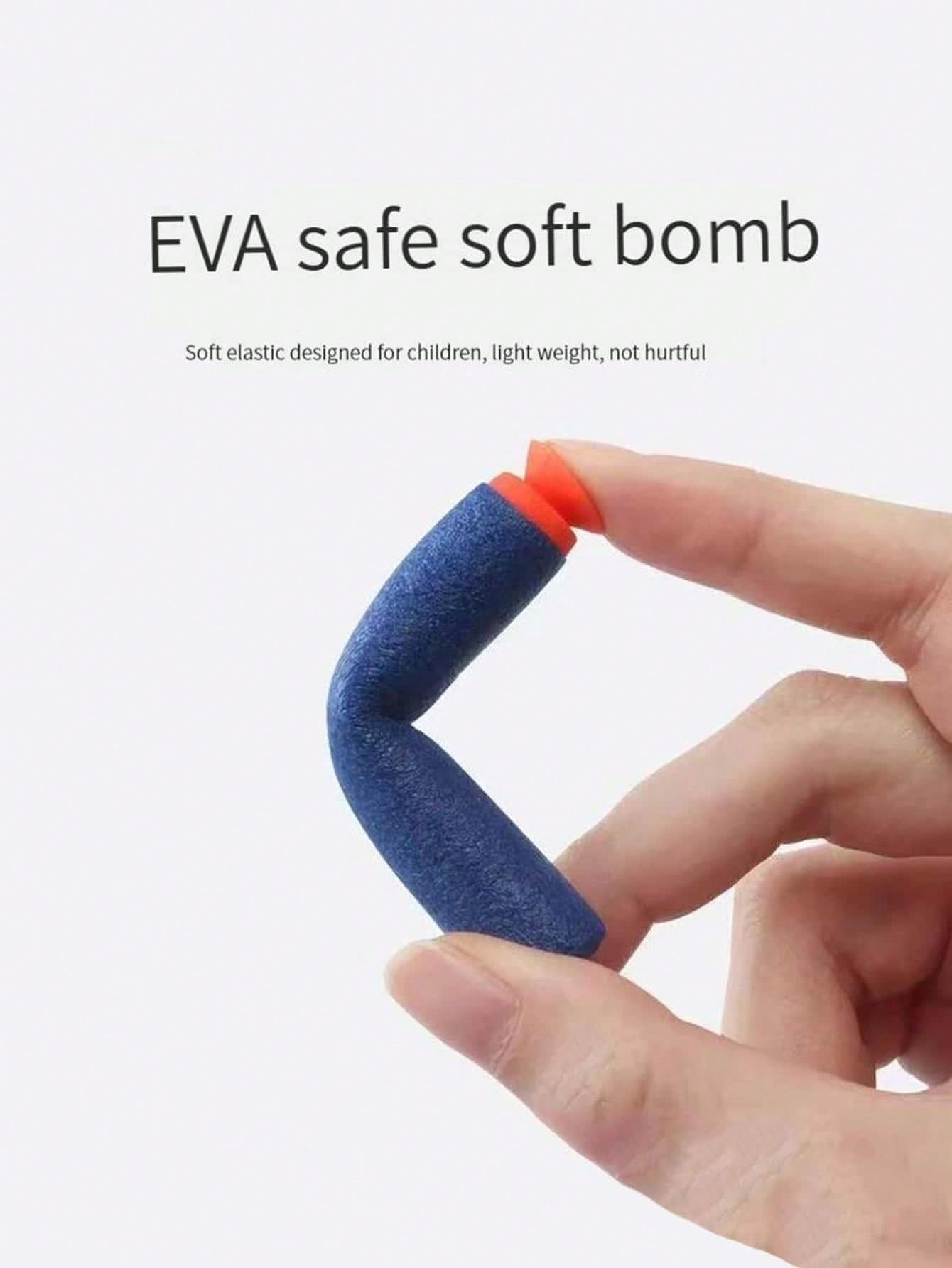 1pc Small Revolver ZP5 Soft Bullet Gun EVA Manual Pistol Toy Gun With ...