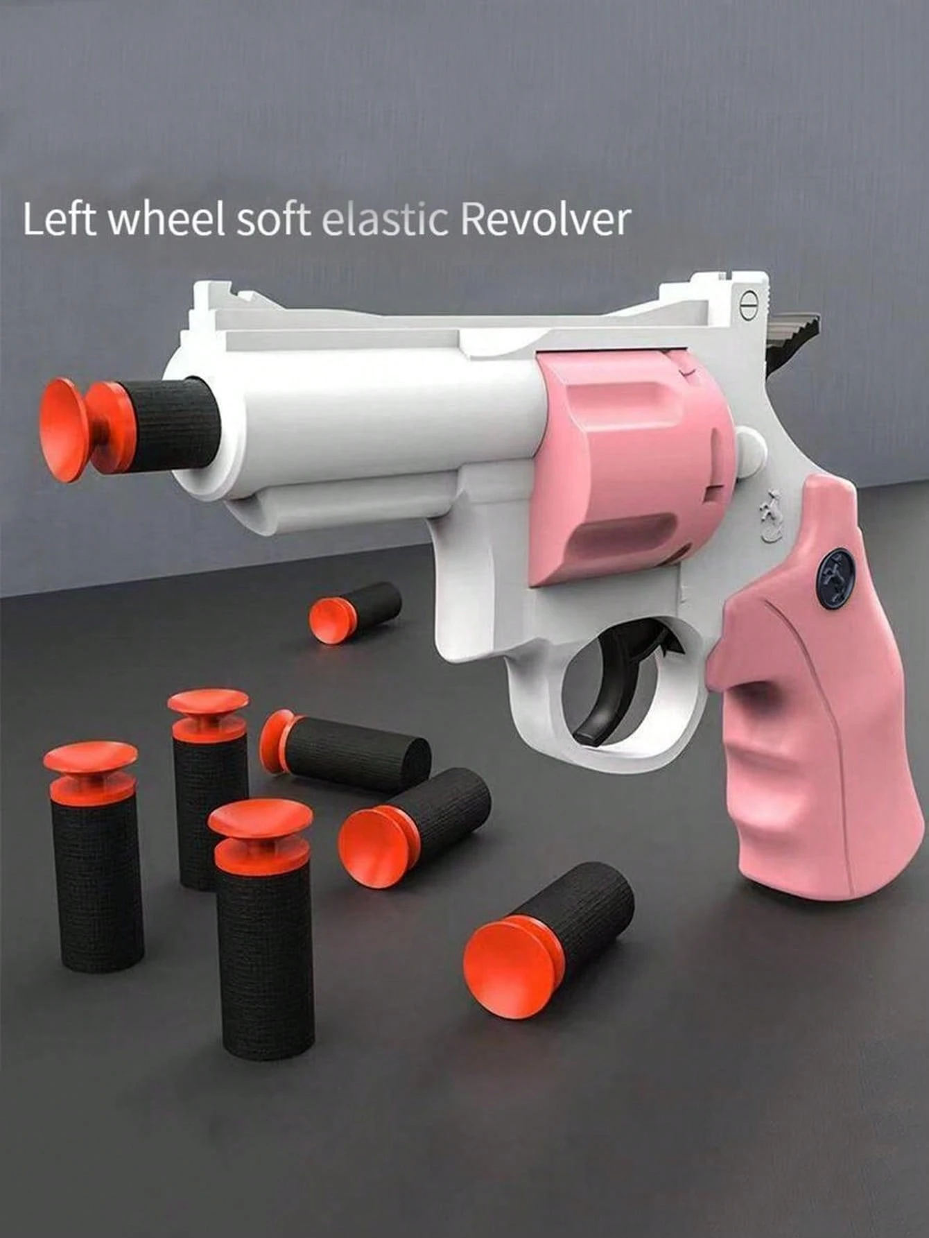1pc Small Revolver ZP5 Soft Bullet Gun EVA Manual Pistol Toy Gun With ...