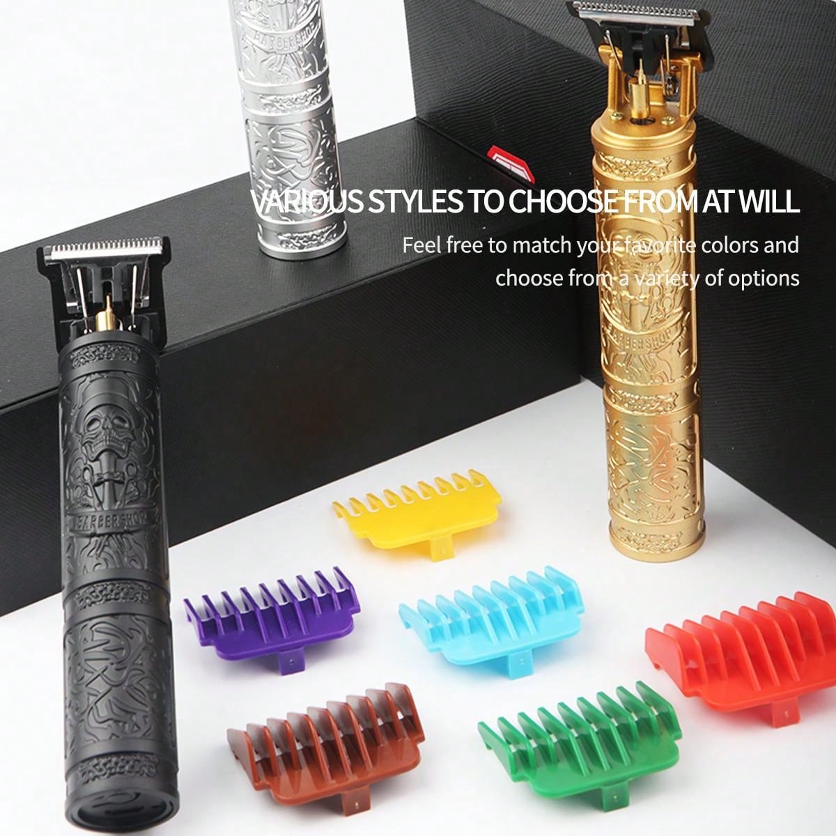 Professional Cordless Electric Hair Clipper And Beard Trimmer - Haircut ...