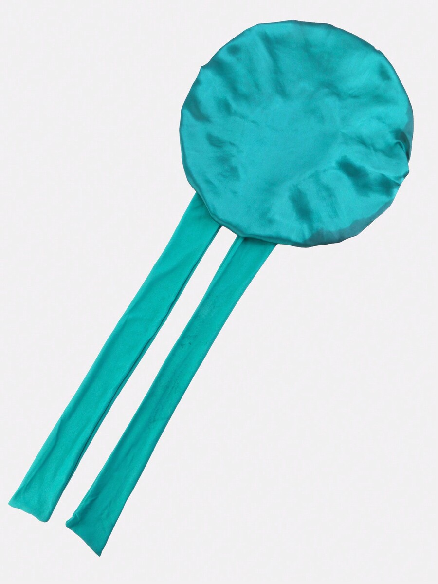 1pc Women's Bow Elastic Silk Bonnet Cap For Daily Use Silk Bonnet Satin ...