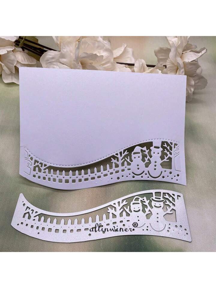 Free Snowman Border Paper