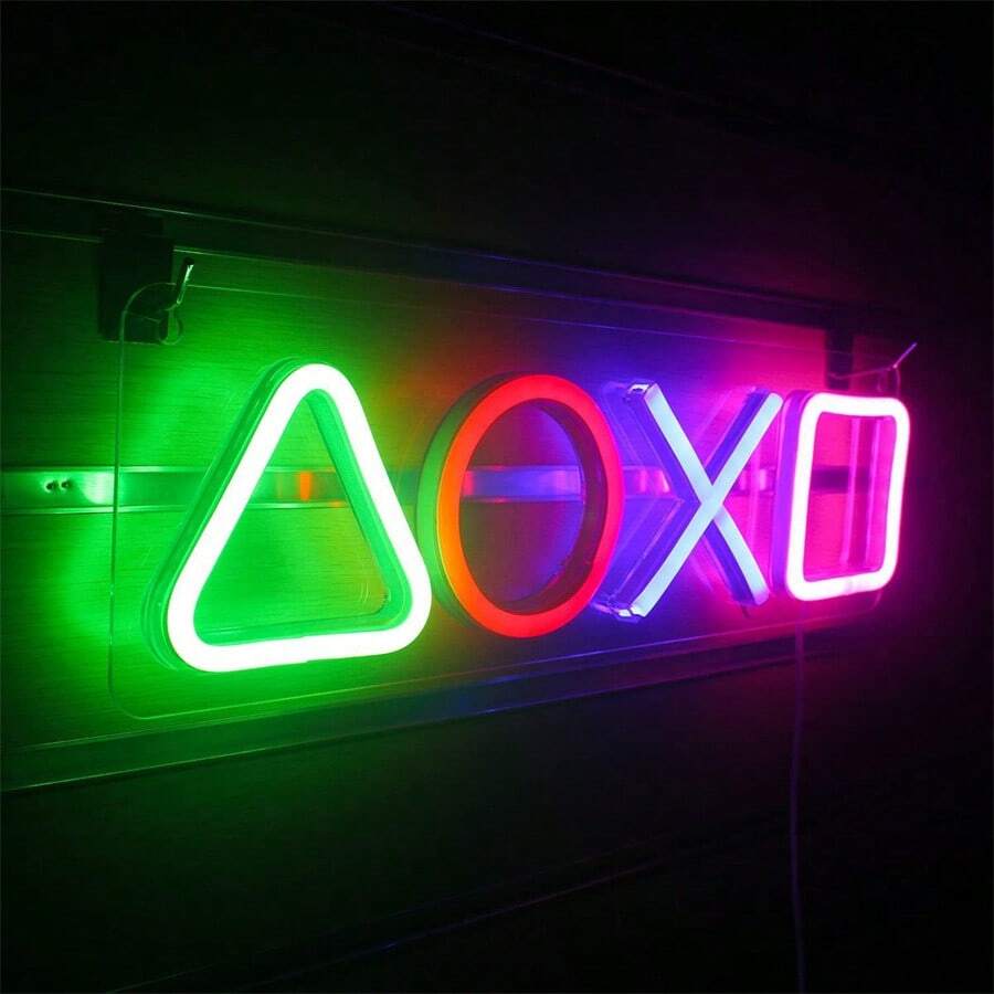 Bedroom Game Neon Light Sign, Game Room Light, Usb Powered Led Sign ...