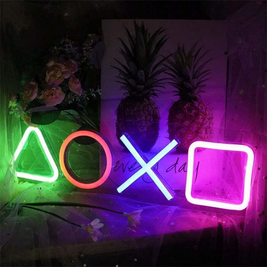 Bedroom Game Neon Light Sign, Game Room Light, Usb Powered Led Sign ...