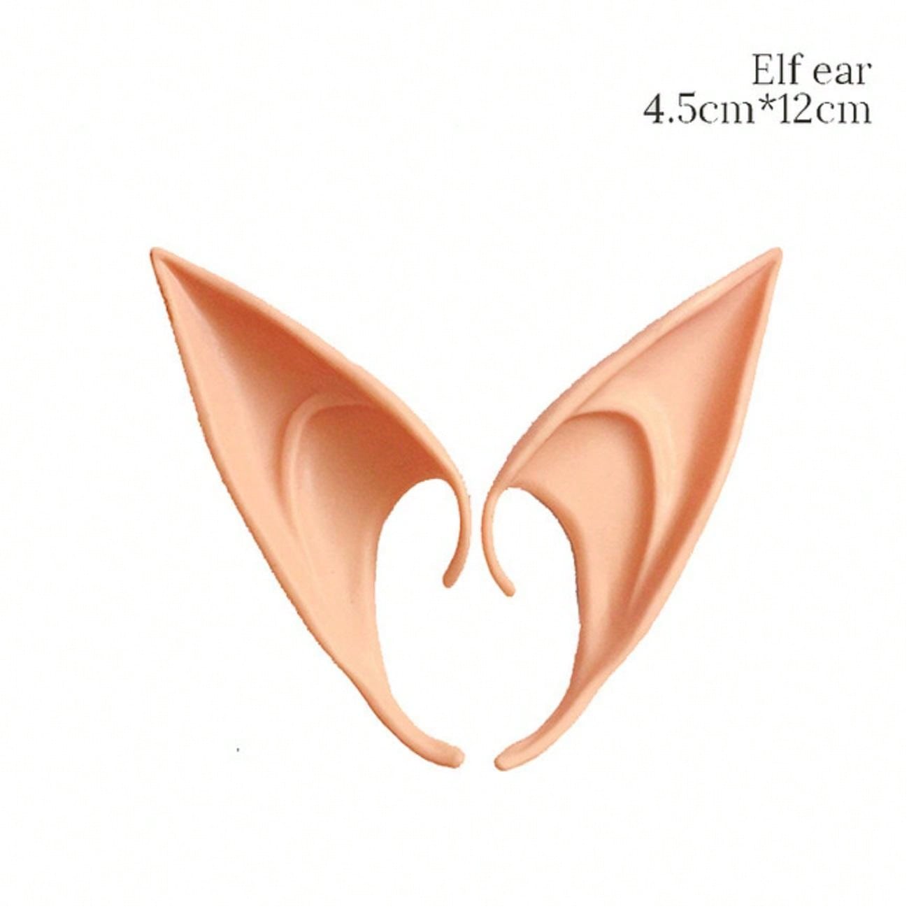 4pairs Realistic Elf Ears And False Teeth For Halloween | SHEIN USA