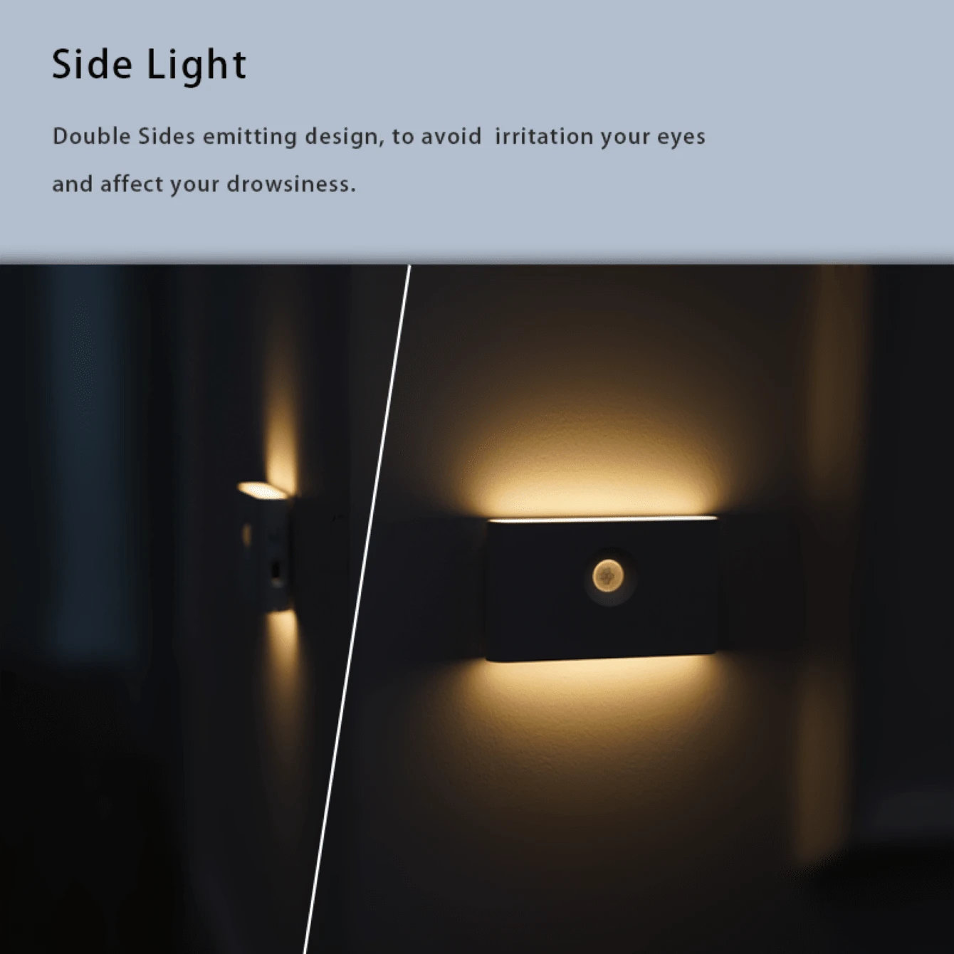 1pc Type-c Charging Smart Induction Led Night Light Sx-snl, Human ...
