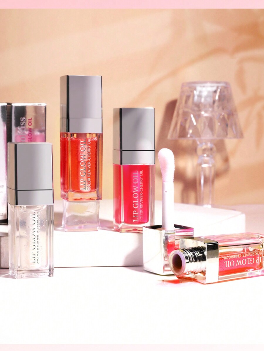 HelloKiss Clear Lip Oil, Long Lasting Hydrating Lip Gloss Tinted Lip ...