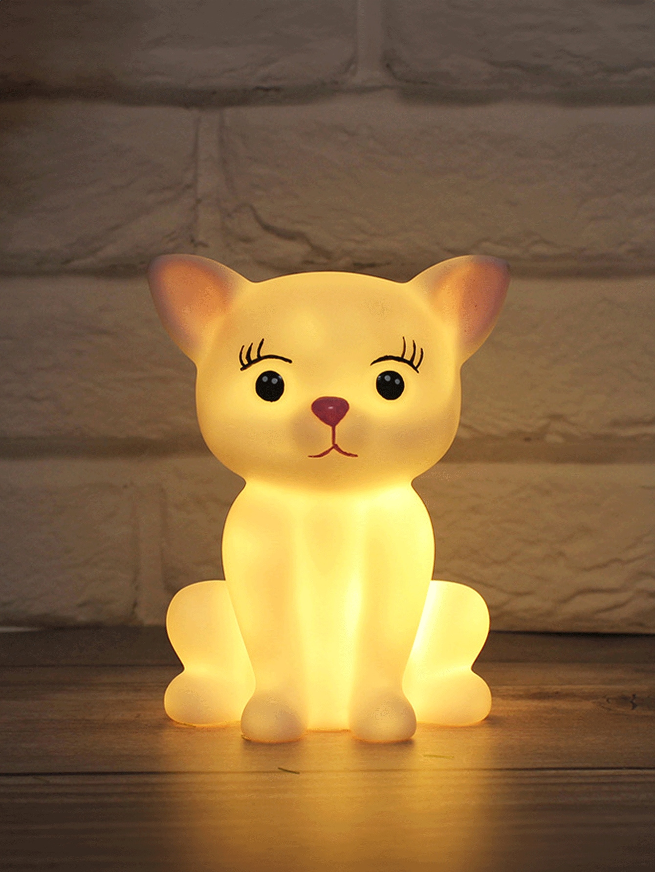 1 cute cartoon kitten LED night light decorative lamp | SHEIN USA