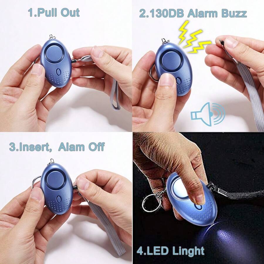 Safe Sound Personal Alarm, 130DB Personal Security Alarm Keychain with ...