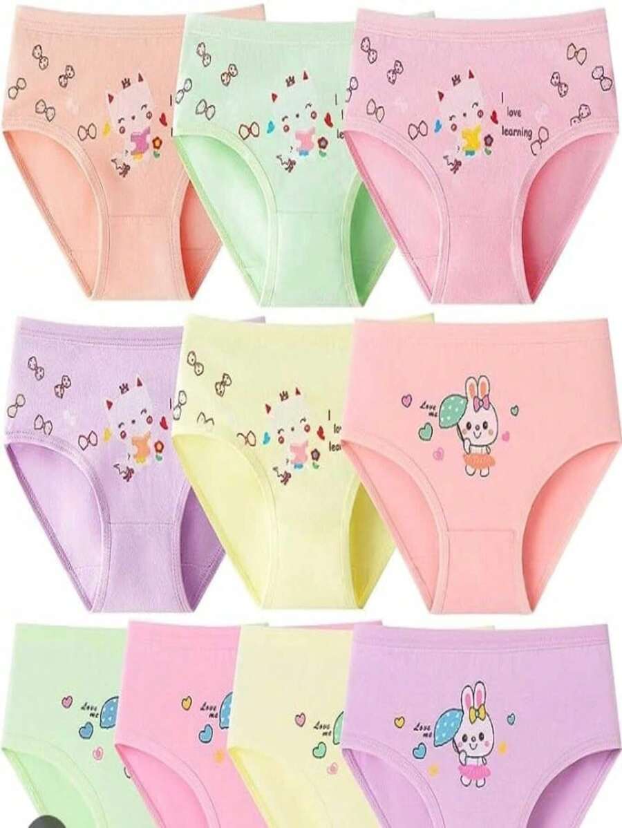 Calzon Surtido para niña 12pz (6 a 10 años) | Moda de Mujer | SHEIN México