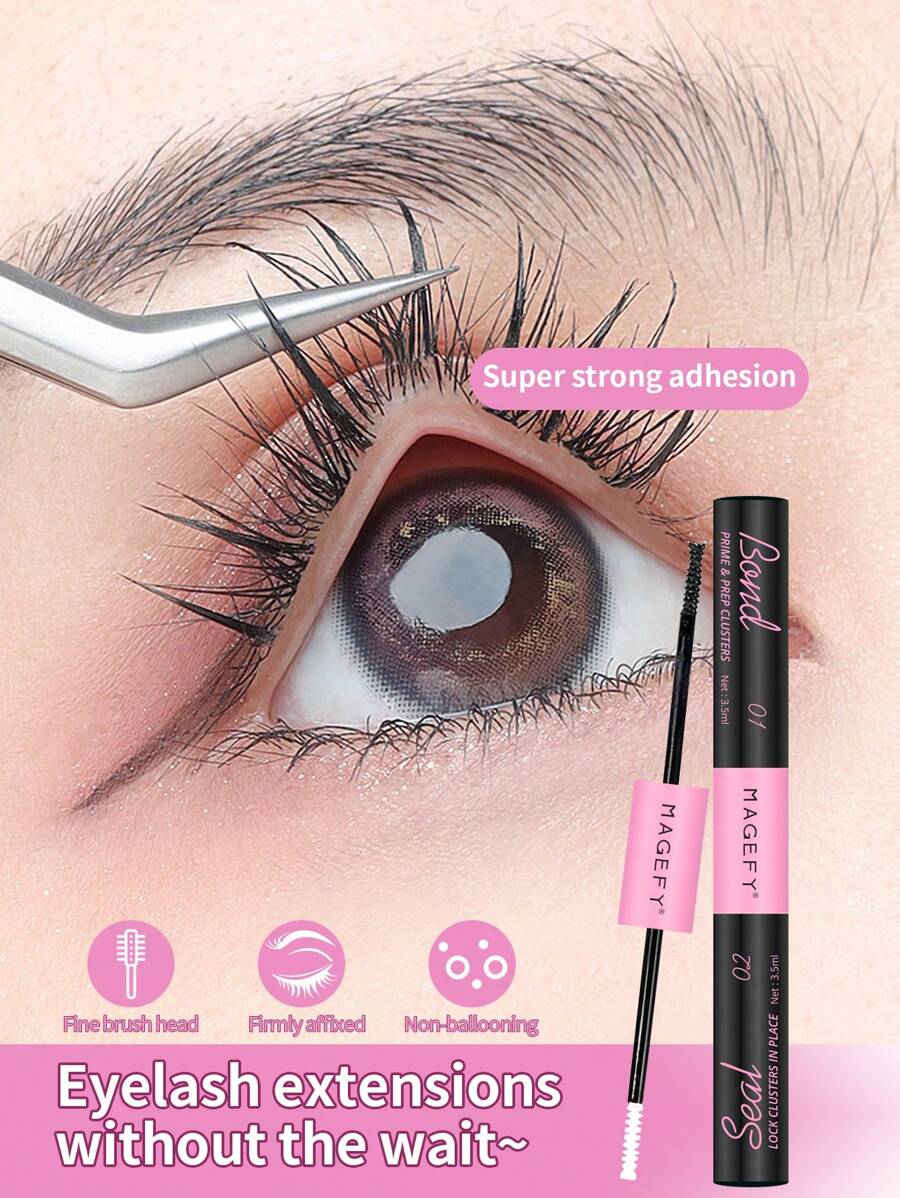 MAGEFY 1pc Double-Ended Eyelash Glue,Black Side Make Lashes Thick And ...