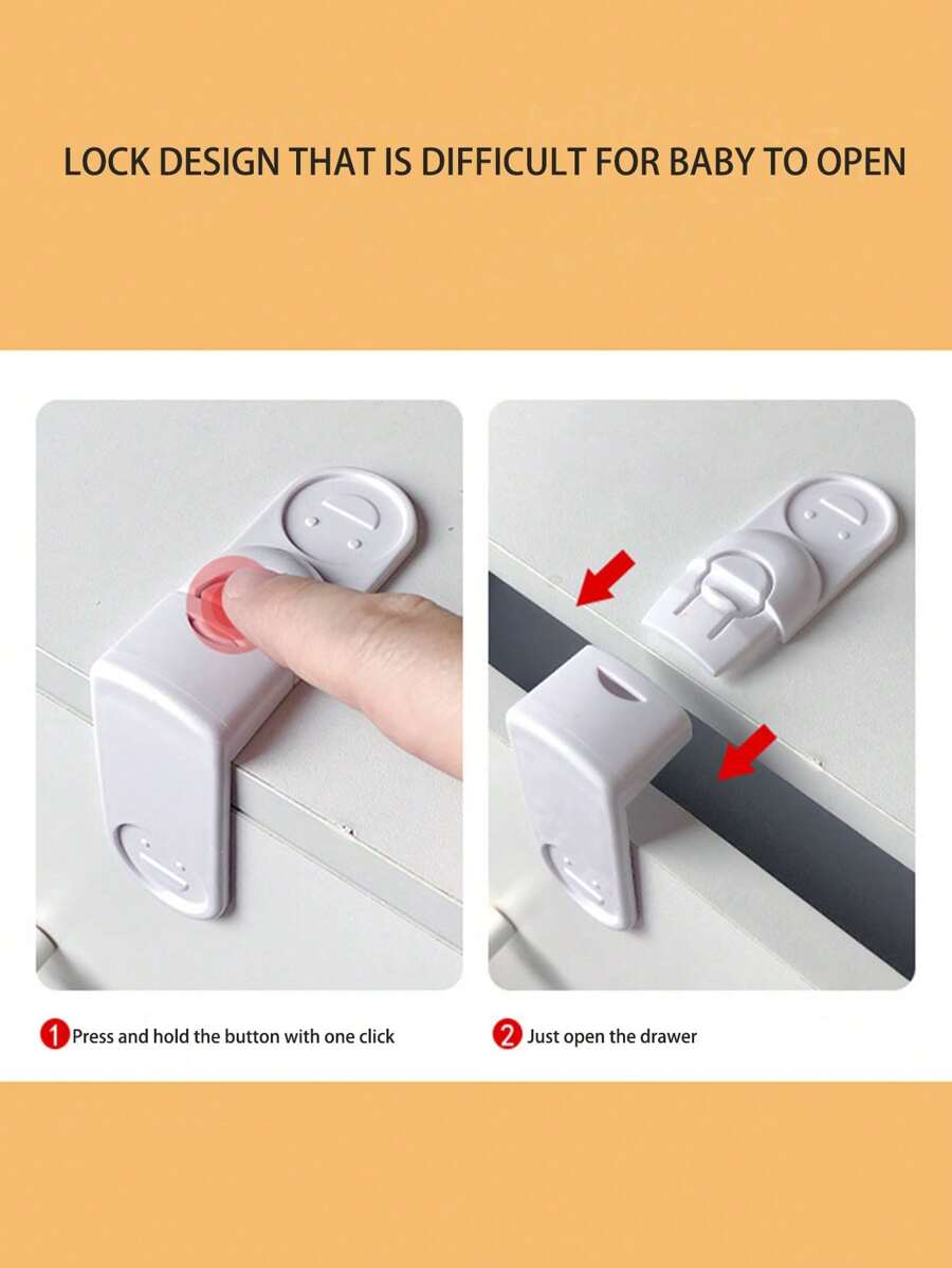 Child Safety Cabinet Locks, Baby Proofing Drawer Lock With Multi ...