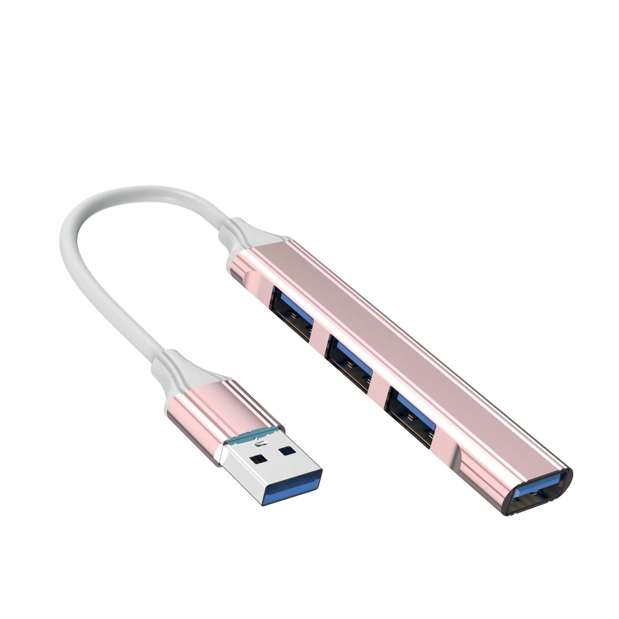 HXSJ Mini USB Type-C Hub Extensions, 4 Port USB Expander,3 USB 2.0 ports and 1 USB 3.0 port, 4 ...