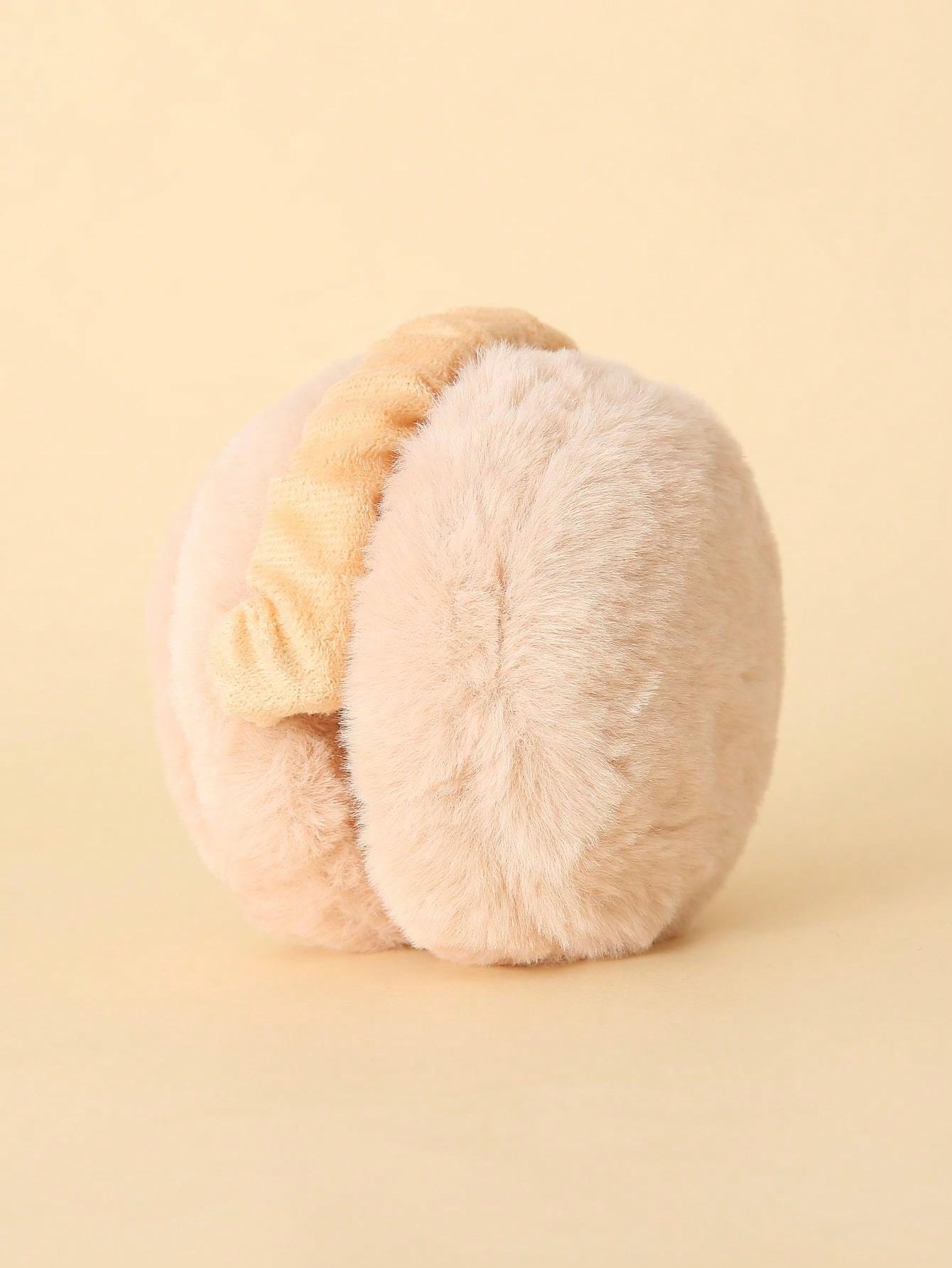 1PC Woman Accessories Plush Faux Fur Ear Muffs Winter Outdoor Plush ...
