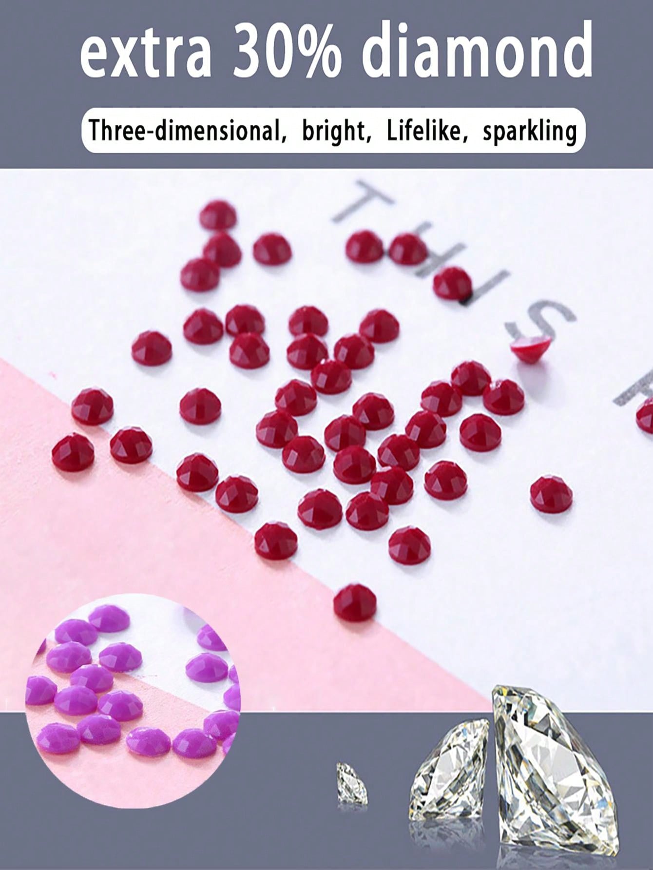 DIY Diamond painting Cute cartoon snowman with Christmas theme Diamond ...