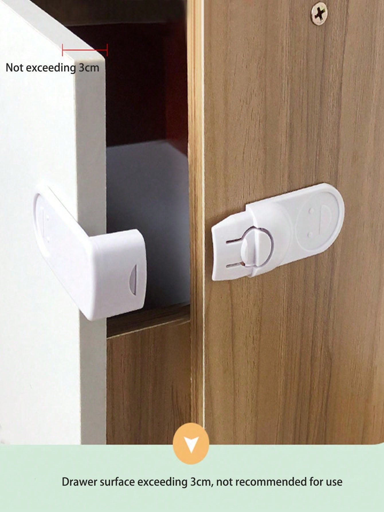 Child Safety Cabinet Locks, Baby Proofing Drawer Lock With Multi ...