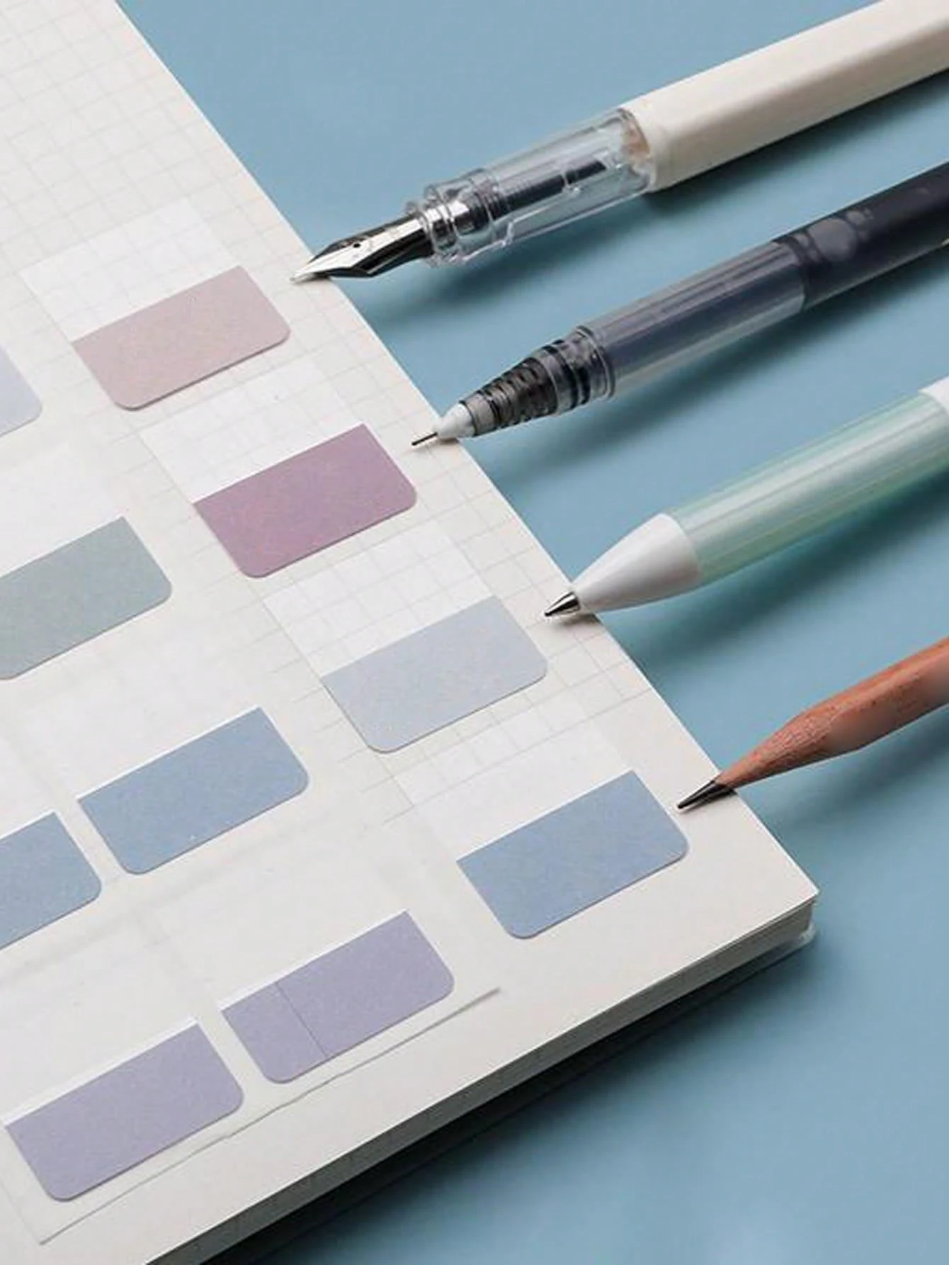 Book Annotation Supplies, 10sheets Sticky Notes Set With Ruler For ...