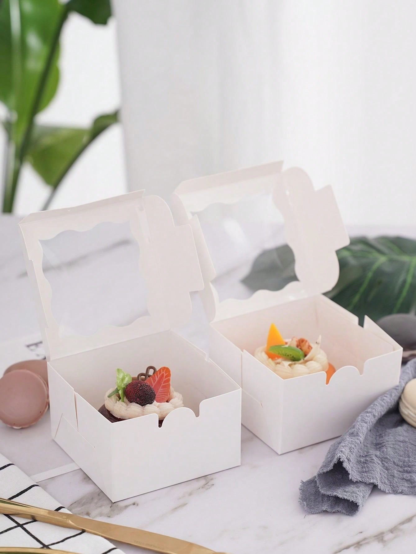 Baked Cheesecake Packaging Box - Set Of 10 | SHEIN USA