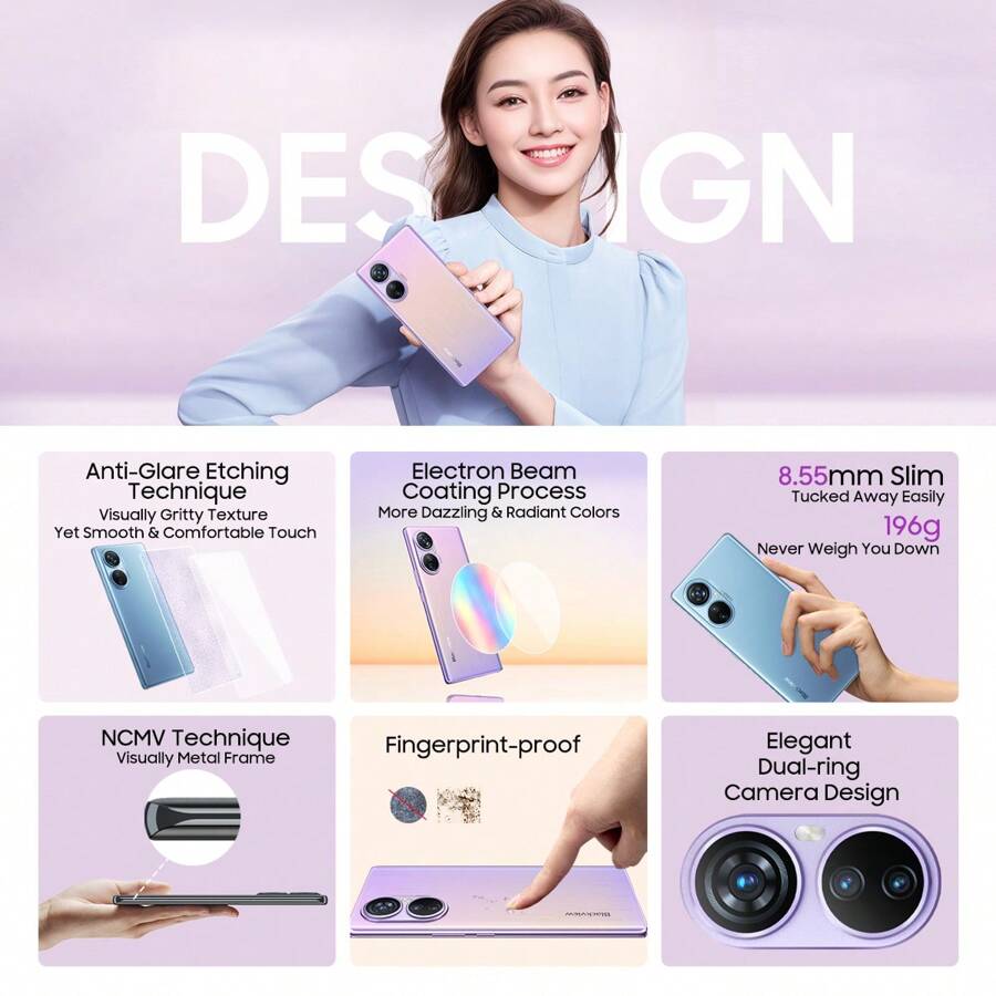 A200 Pro 24GB(12+12Expand)RAM 256GB ROM 120HZ AMOLED Curved Display 108MP Kamera MTK Helio G99 ...