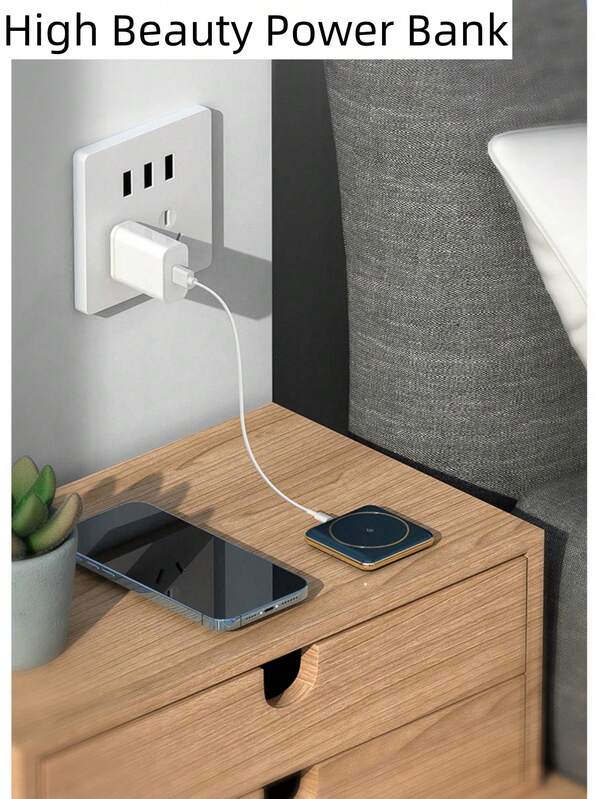 Mini Magnetic Wireless 5000mah Portable Power Bank | SHEIN USA