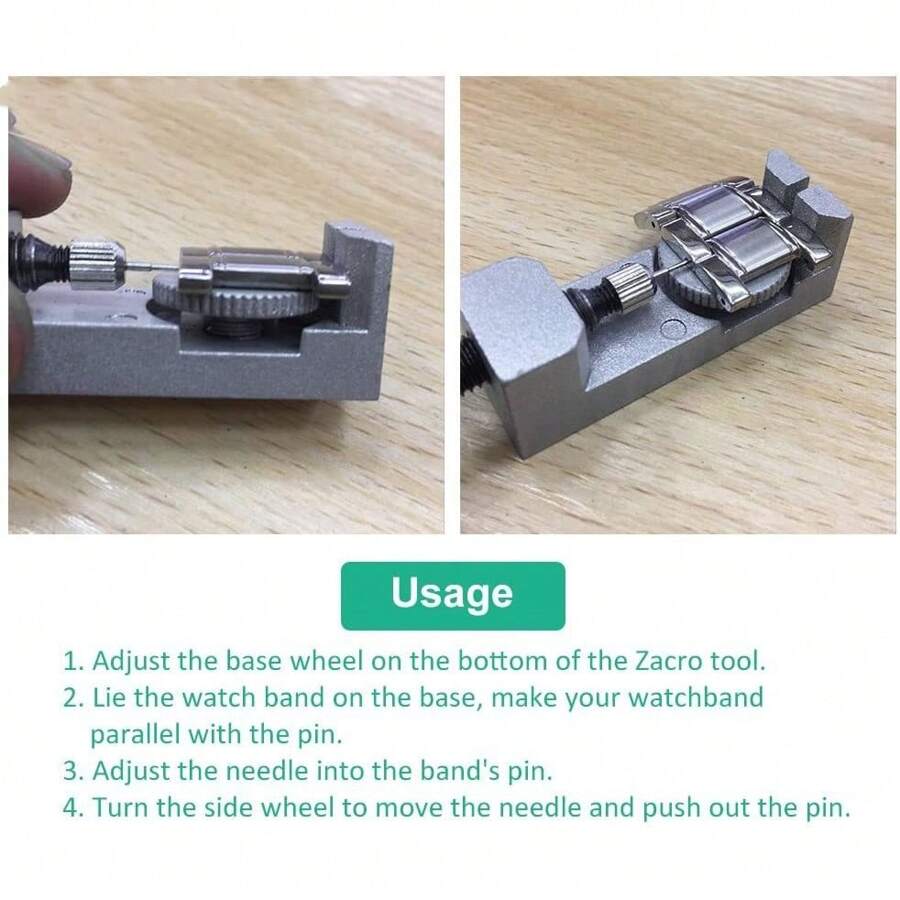 Black Color Watch Band Adjuster, Adjustable Height DIY Watch Strap ...