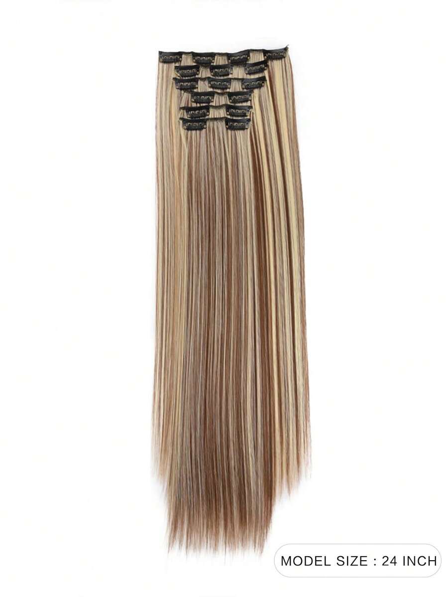 Clip in Hair Extensions, Hair Extensions Thick Long Lace Weft ...