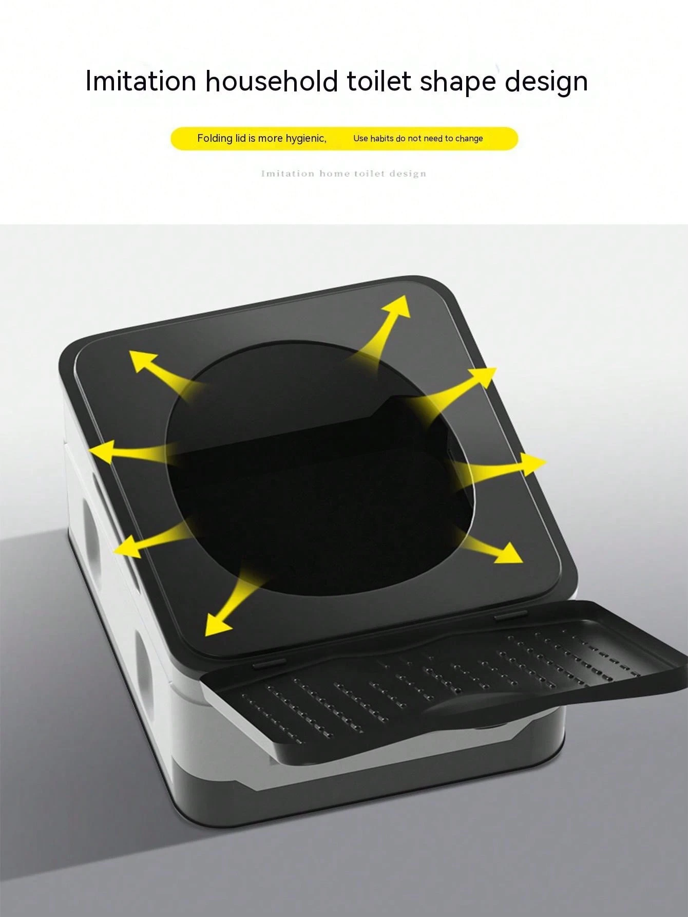 Portable Outdoor Folding Toilet, Car-mounted Commode, Camping ...