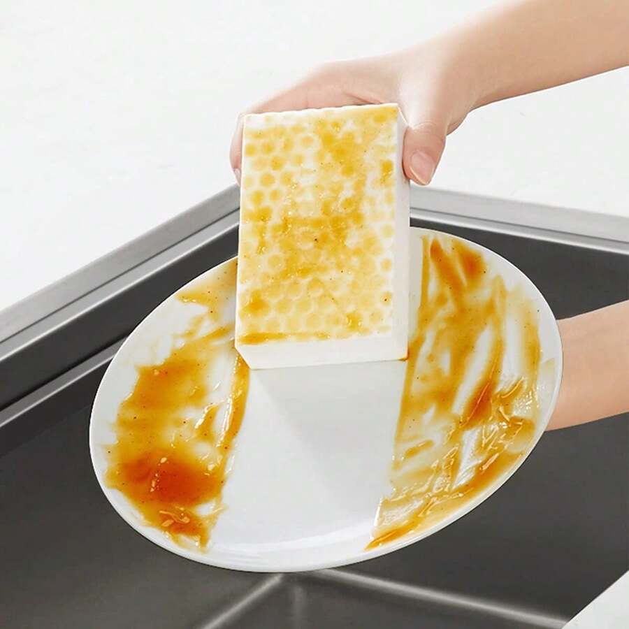 10 Pcs Magic Sponge Eraser, 2X Density Melamine Sponge Foam Cleaning ...