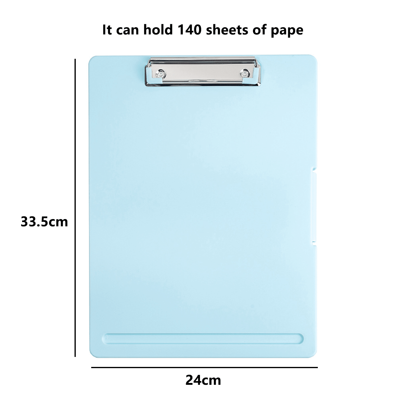 1pc White A4 File Folder Side-Opening Document Box Writing Pad Exam ...
