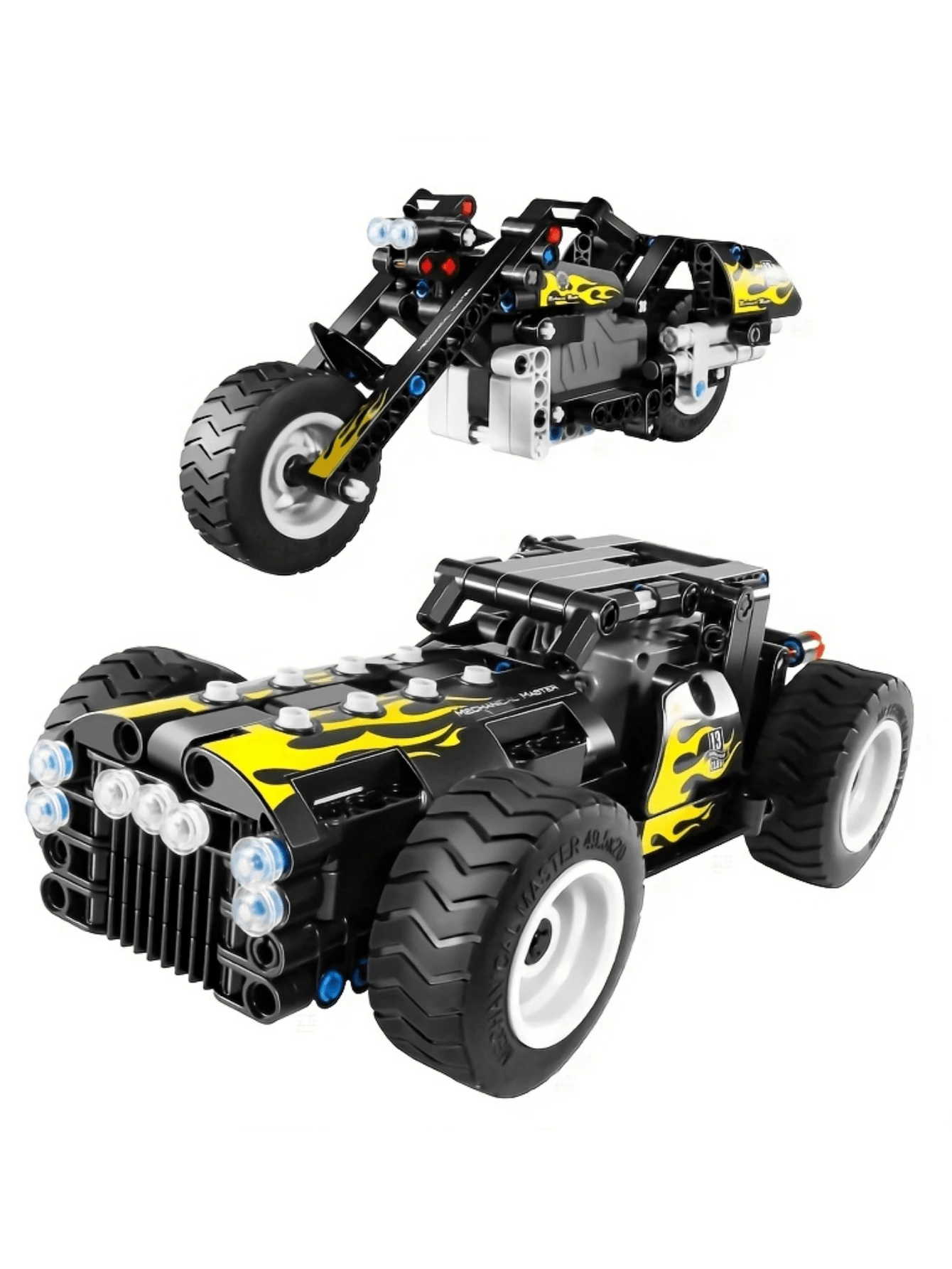 212pcs 2-in-1 Classic Vintage Car Building Block Set, Compatible With ...